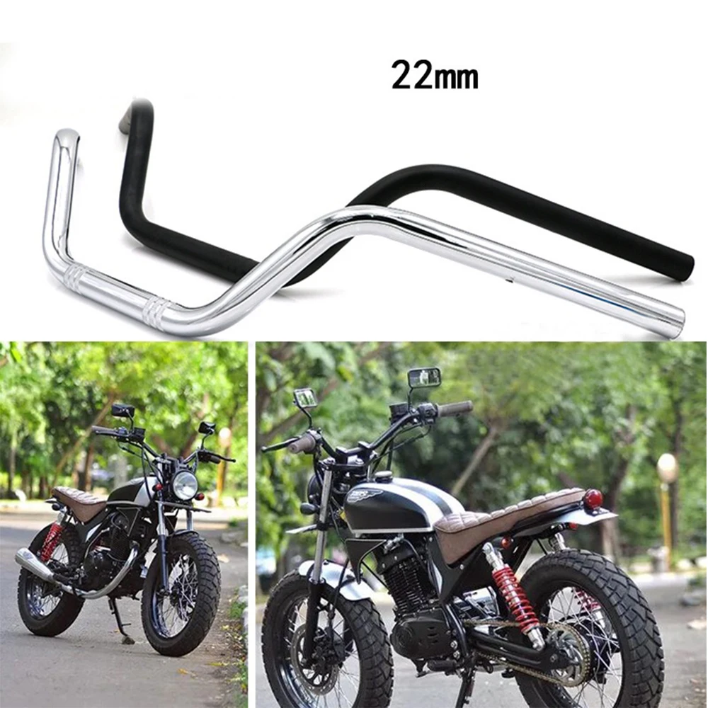 7-8-22mm-Motorcycle-Handlebar-Metal-Handle-Vintage-For-Honda-CB125S ...
