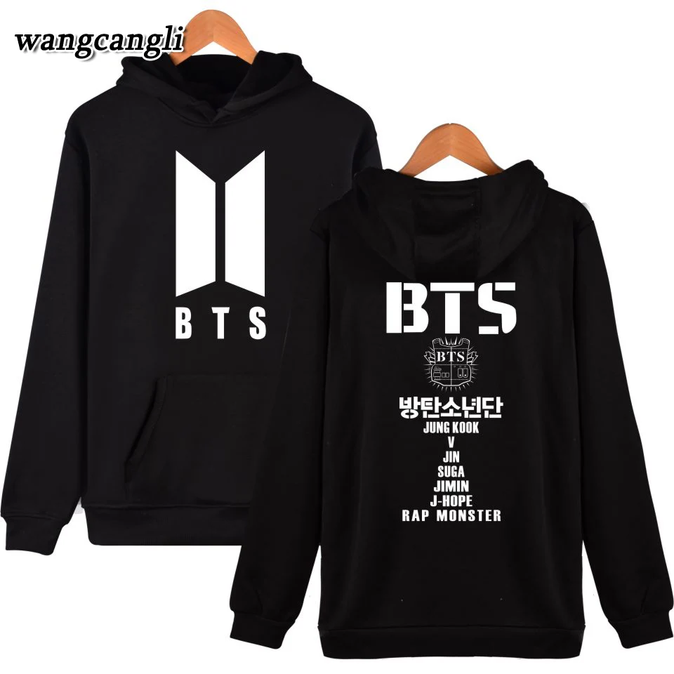 BTS K pop Baseball Jacket Harajuku Hoodies Women Popular Bangtan Kpop ...