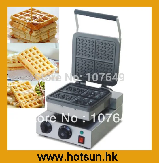 110V 220V Electric Belgian Liege Waffle Maker Machine Baker|waffle ...