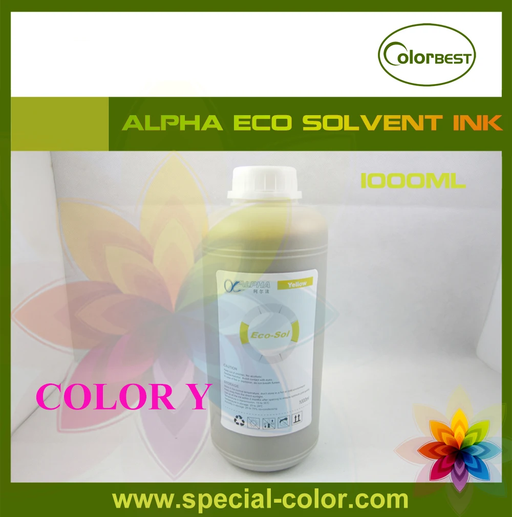 Alpha Printer Eco Solvent Printing Ink 1liter Bulk Ink for Roland ...