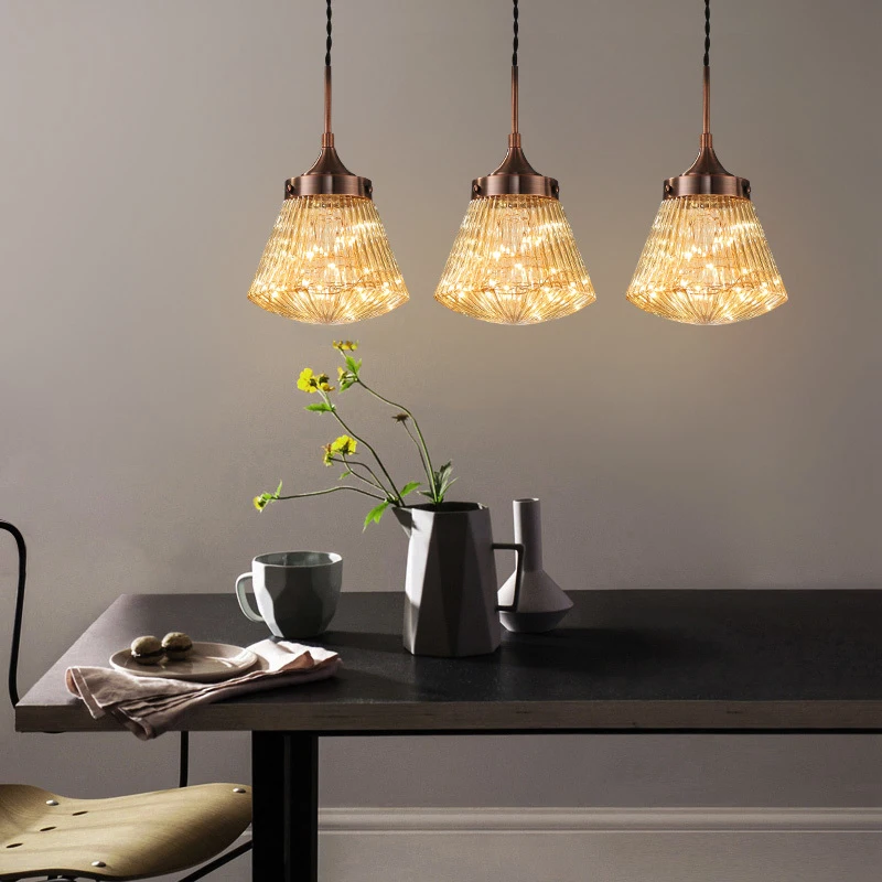 Modern Loft Light Master Bedroom Pendant Lights Crystal Vintage Art ...