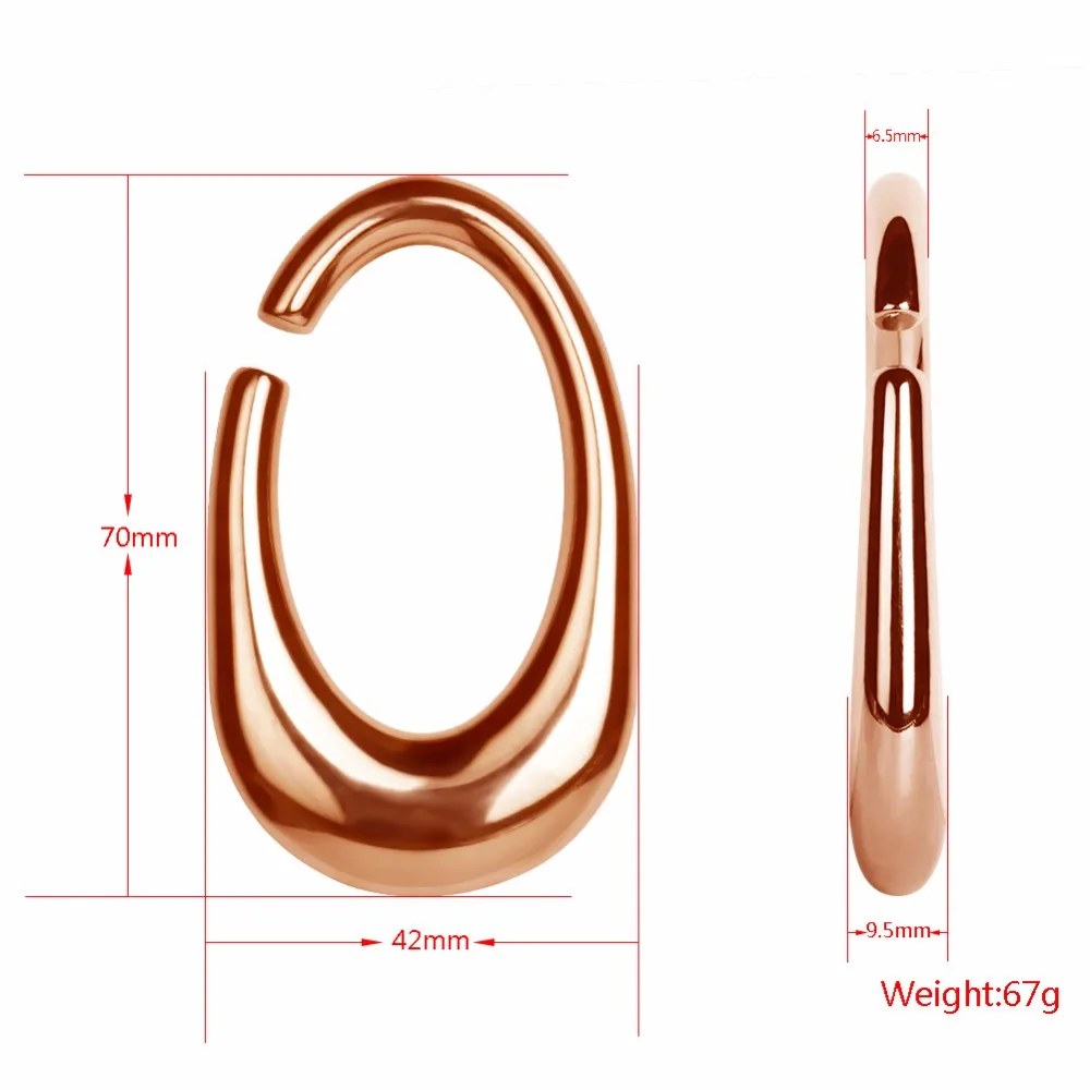 2020 New Arrival Heavy Ear Weight 316 L Stainless Steel Ear Piercing ...