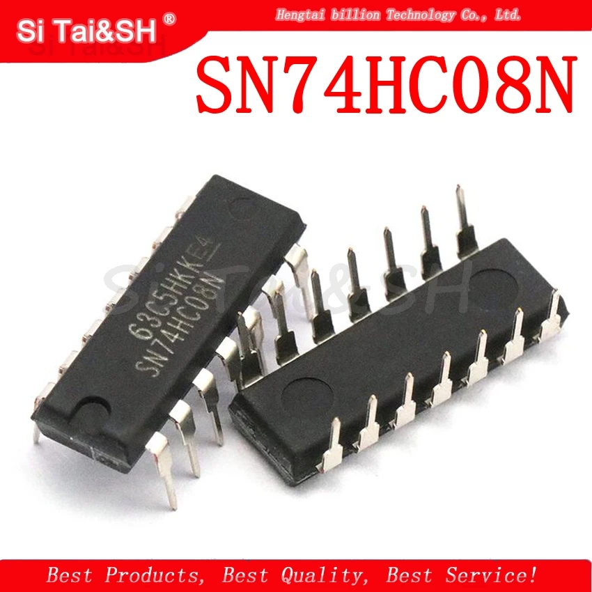 10 pces sn74hc08n dip14 sn74hc08 dip 74hc08n 74hc08 dip 14 ic novo e original|Circuitos ...