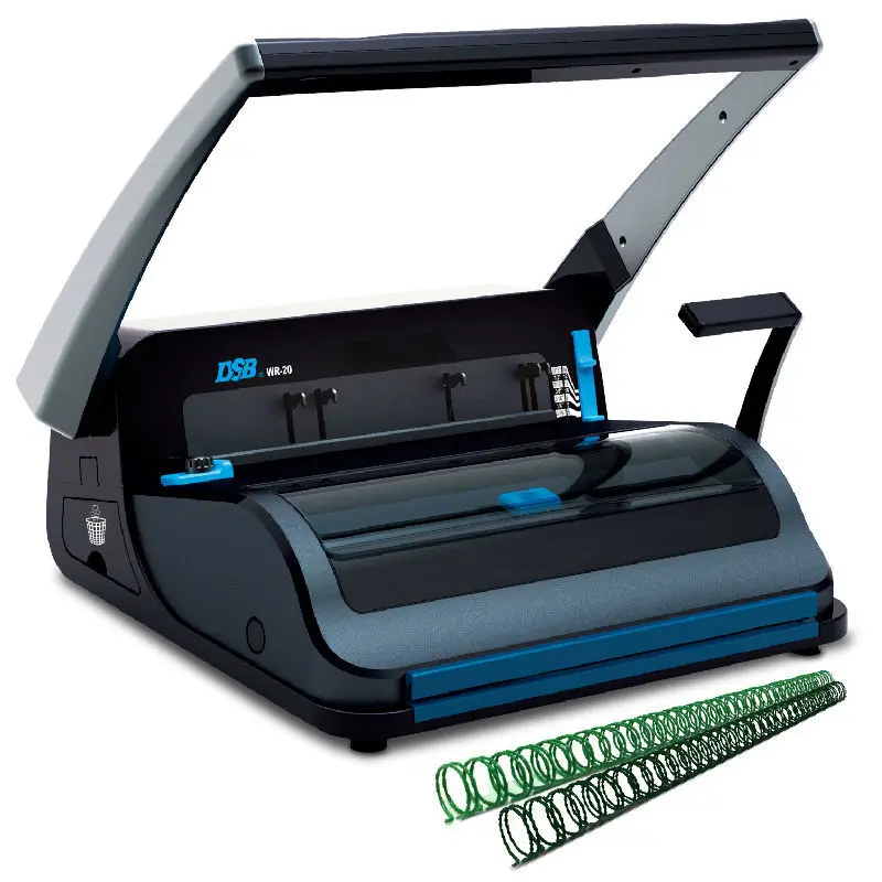 DSB Wire Binding Machine, WR 20, Manual, A4, Binds 130 Sheets, Punches ...