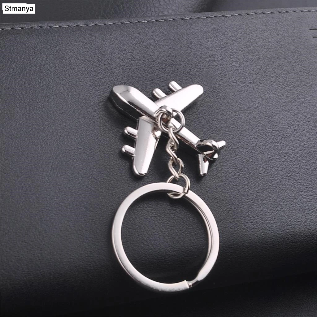 Keychain Modern Fighter Aircraft Airplane Key Chain Mini aircraft Key ...