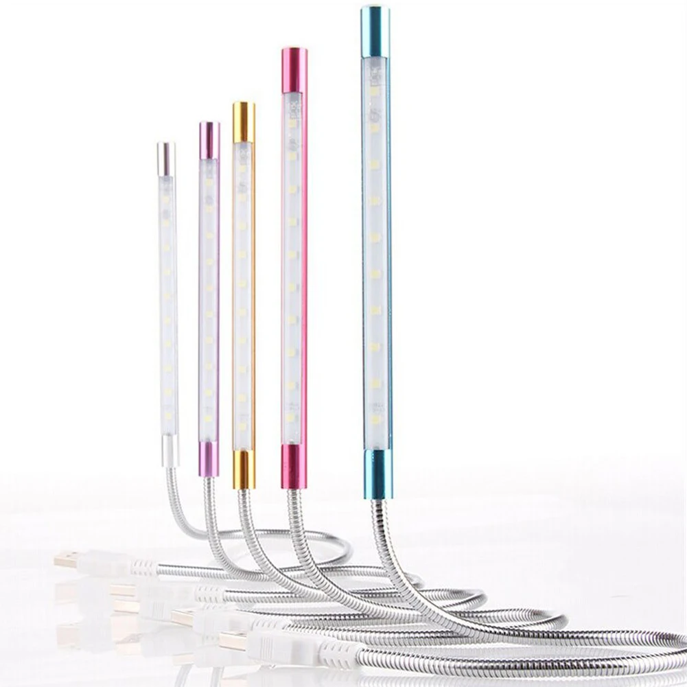 1-W-10-LED-USB-Light-Flexible-Night-Lamp-For-Keyboard-Reading-Notebook ...