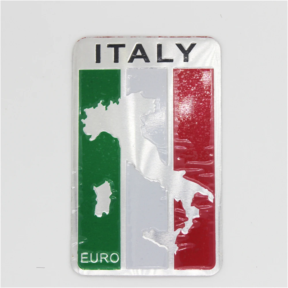 Italy Sport National Flag Emblem Badge Car Sticker Styling For Toyoto ...