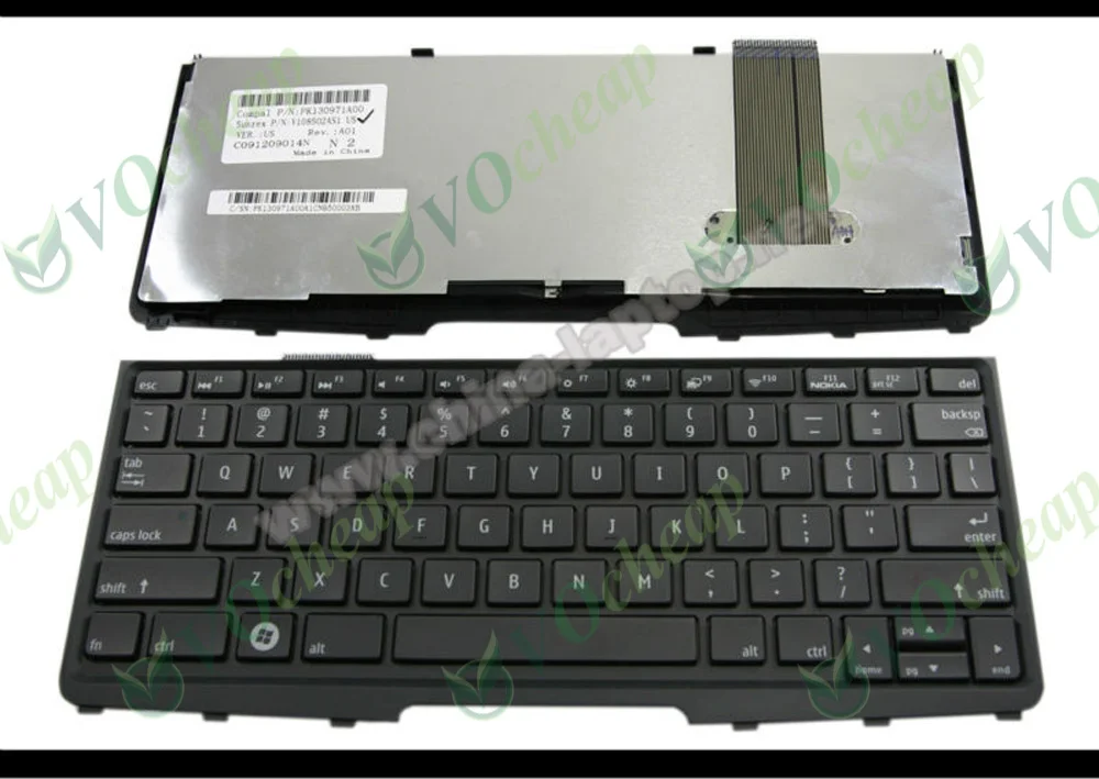 Novo notebook laptop teclado para nokia booklet 3g netbook preto eua ...