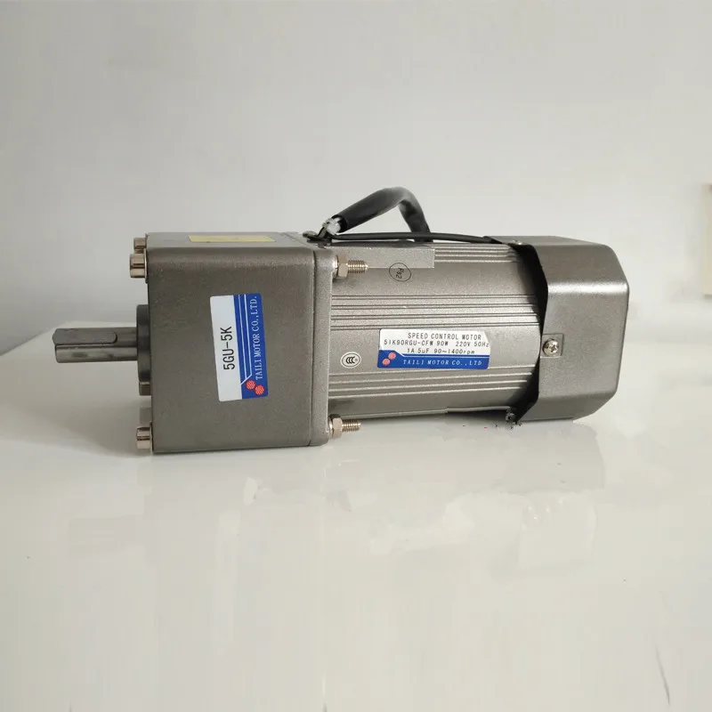 90 watts Taili AC speed gear reduction motor 5IK90RGU CF 5Gu 50k force ...