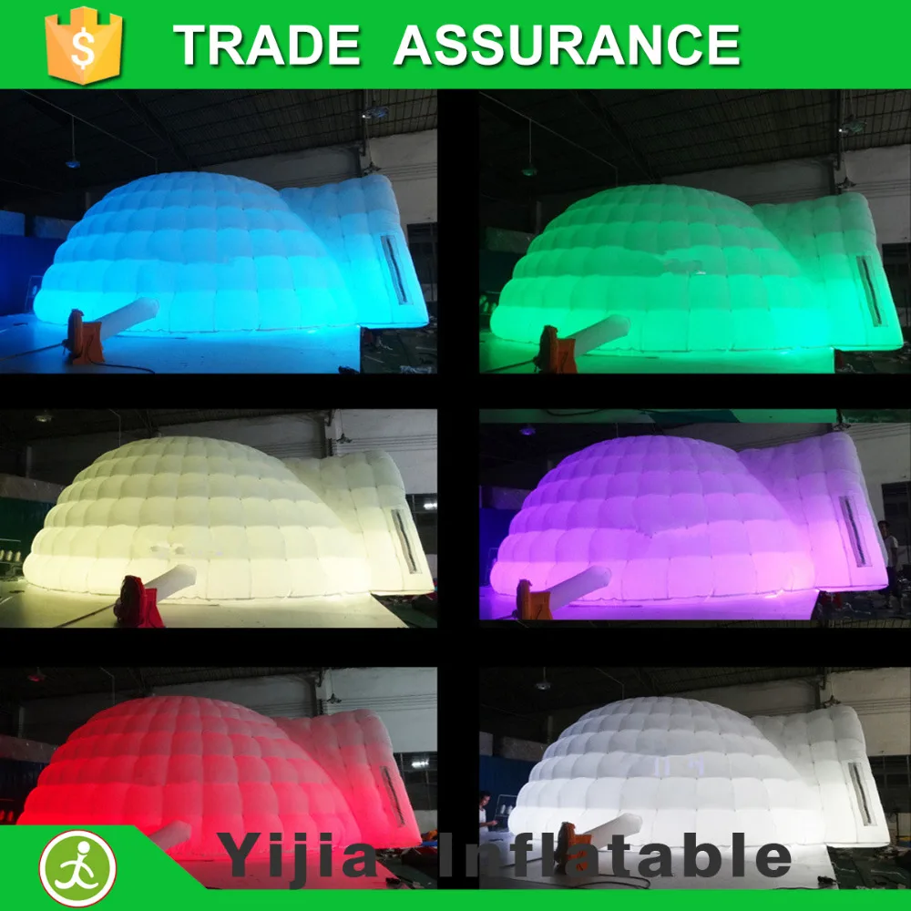 Party wedding use stage decoration high qulaity igloo tent inflatable ...