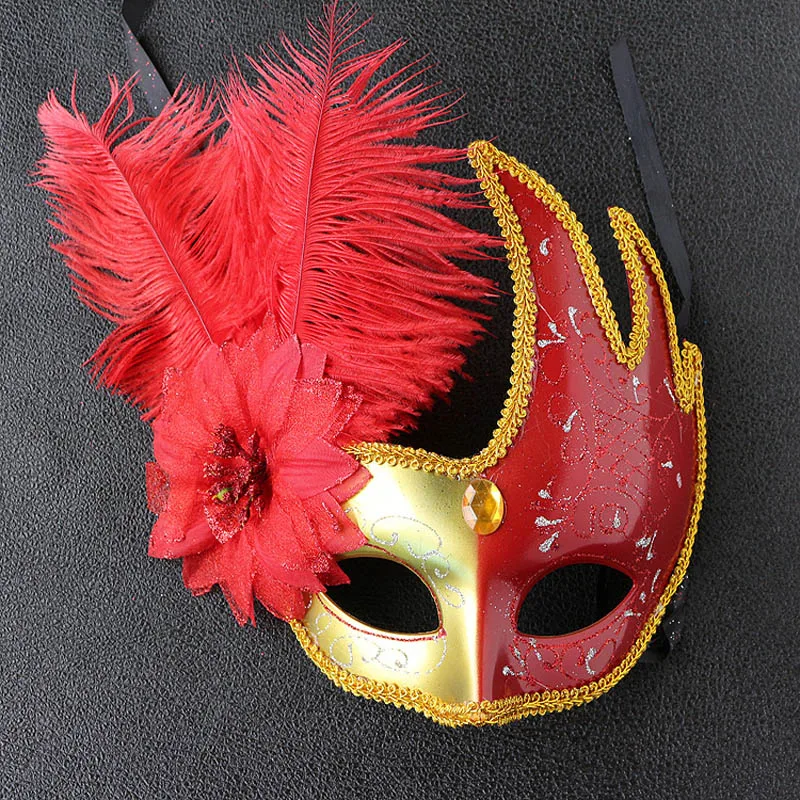 Aliexpress.com : Buy Flame Fire Eye Mask Masquerade Halloween Prop ...