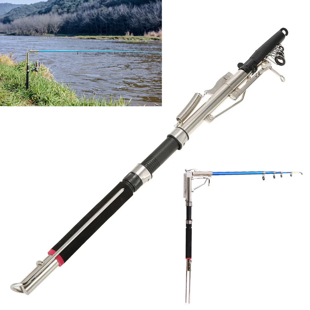 2.1m 2.4m 2.7m Automatic Fishing Rod Stainless Steel & Glass Fiber ...