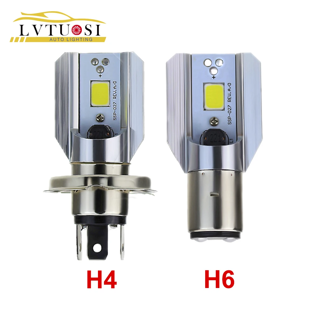 LVTUSI-Motorcycle-Headlight-H4-LED-H6-LED-Lamp-Bulb-Lights-For ...