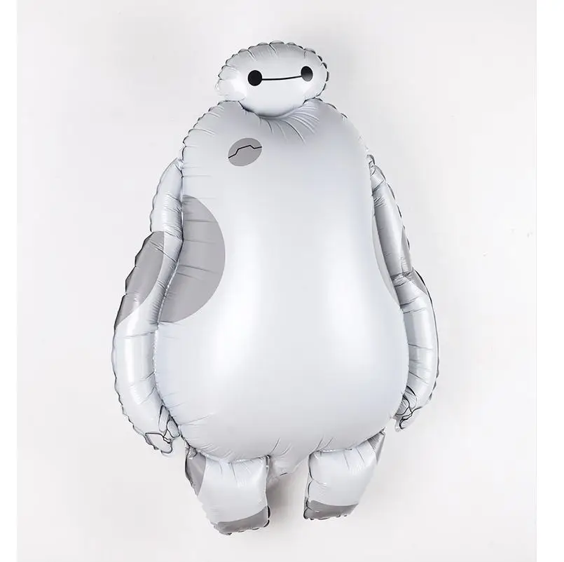 New 31 Inch Big Hero 6 Baymax Foil Balloons Figure Robot Helium Balloon Cartoon Air Ball ...