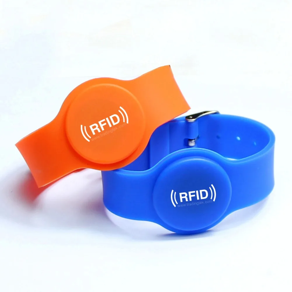 WB05 RFID Silicone Wristband, RFID bracelet Tag for access control RFID ...