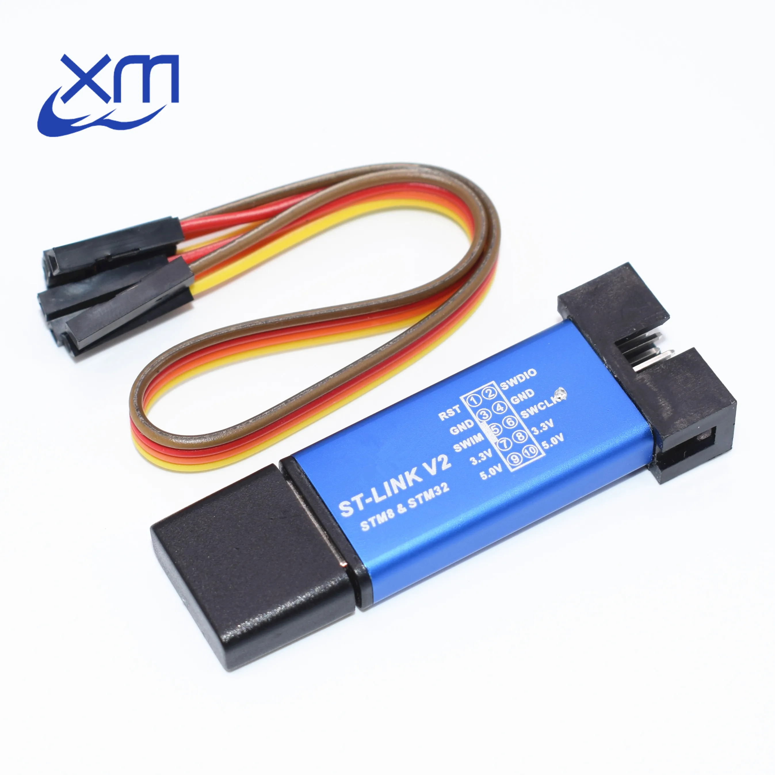 1pcs St Link Stlink St Link V2 Mini Stm8 Stm32 Simulator Download Programmer Programming With
