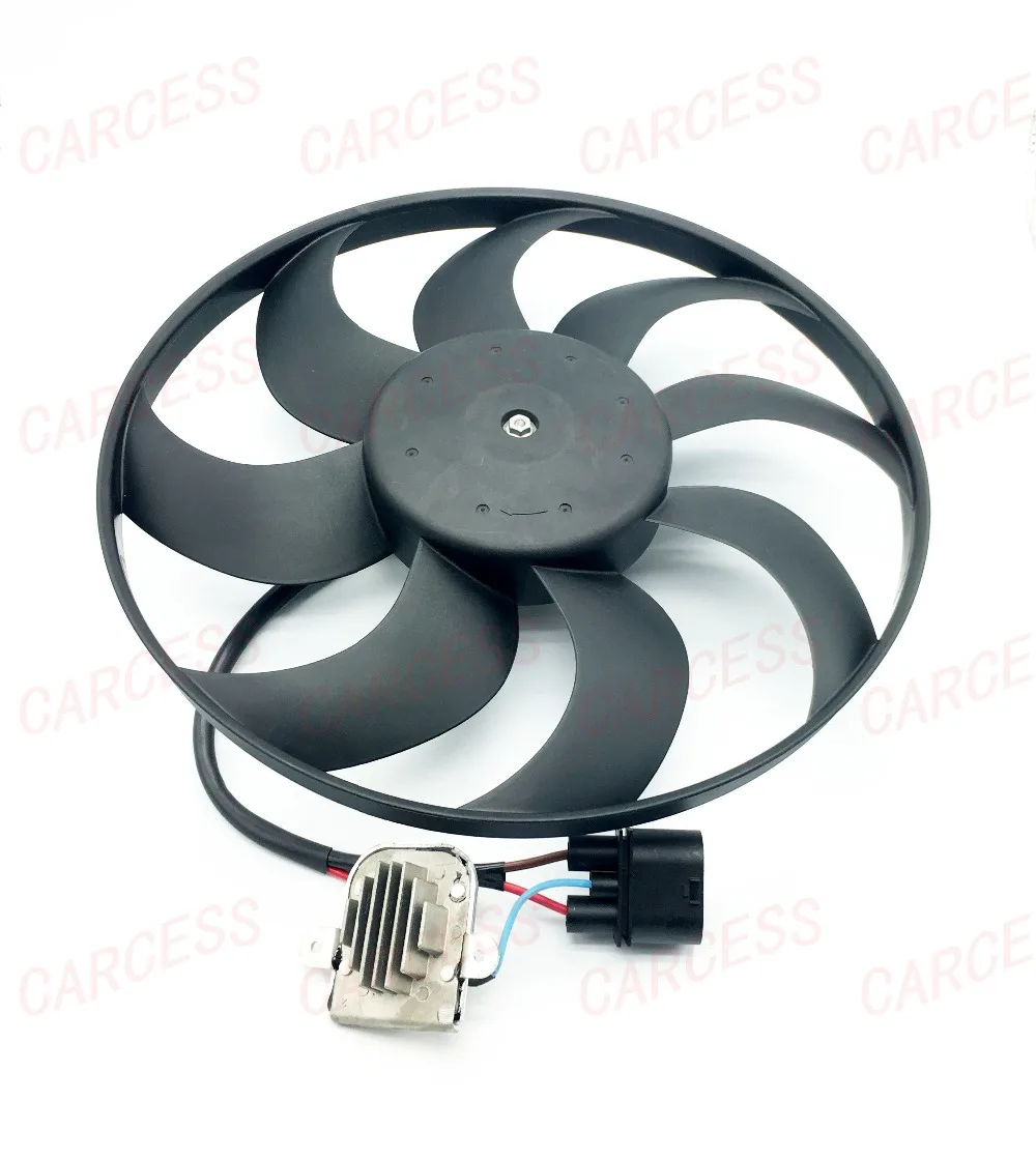 Cooling Motor Fan Assembly RADIATOR Electric Fan Motor Assy For VW POLO ...
