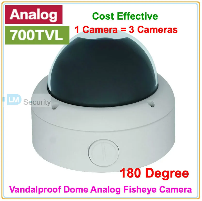Lihmsek 180 Degree Fisheye Lens CCTV Camera 700TVL Sony CCD Fish eye ...