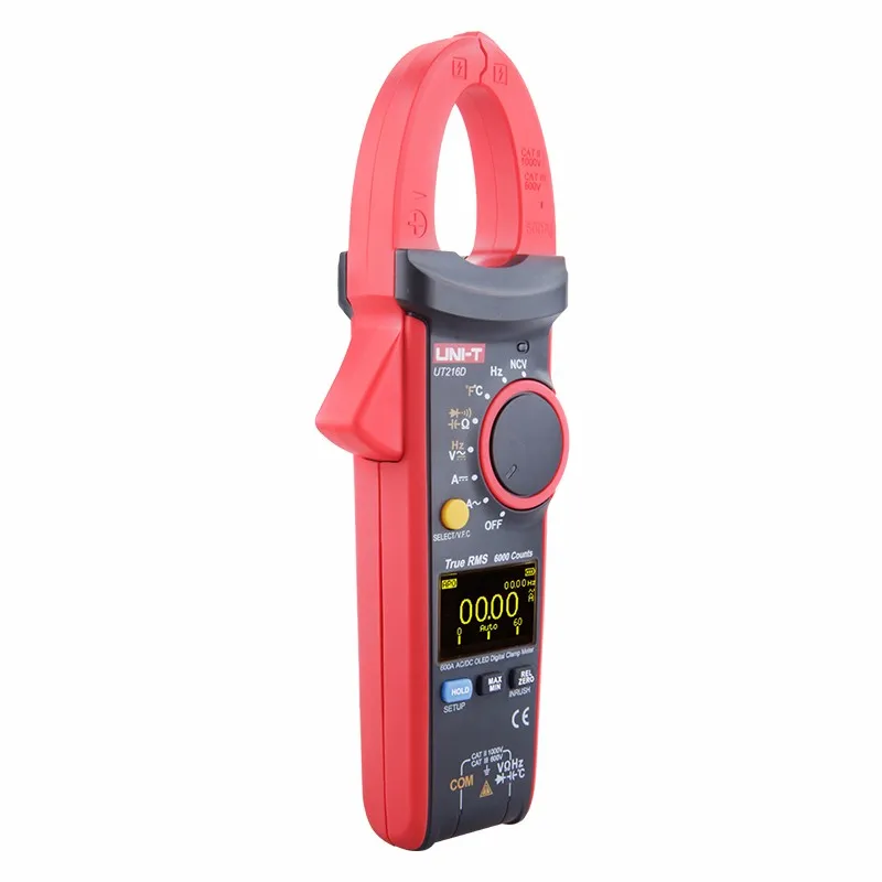 UNI-T UT216D OLED Display 600A True RMS Digital Clamp Meters AC/DC ...