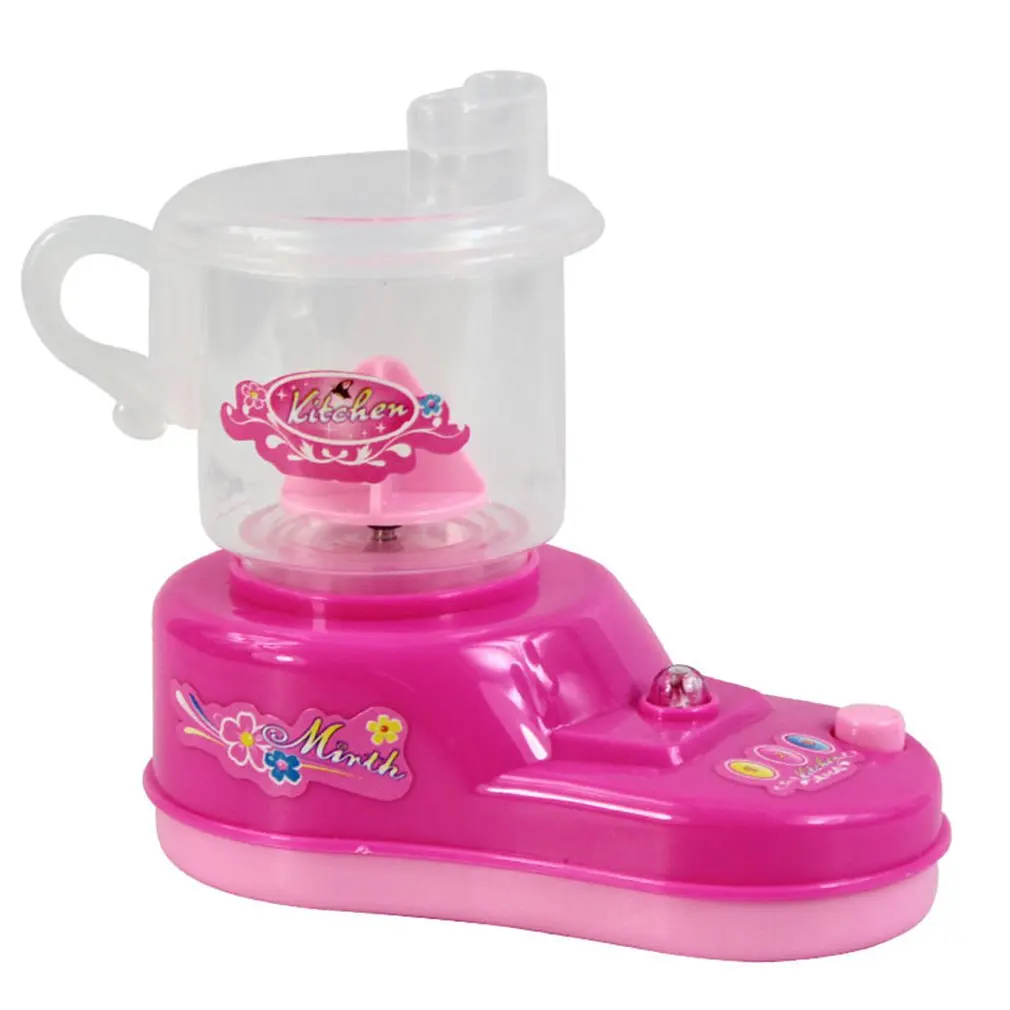 Battery Powered Role Pretend Play Kitchen Set Toys Mini Meat Grinder ...