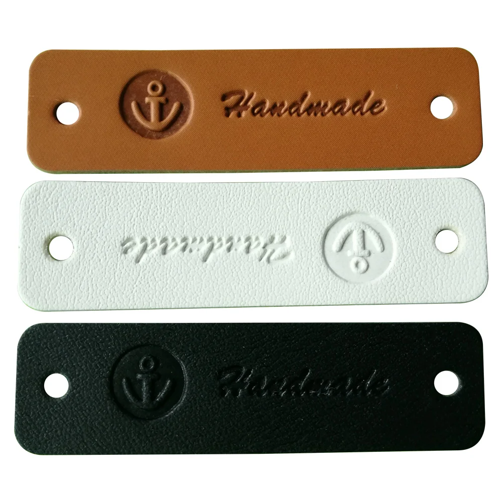 Hand Made Leather Tags For Clothing Leather Labels For Clothes Handmade ...