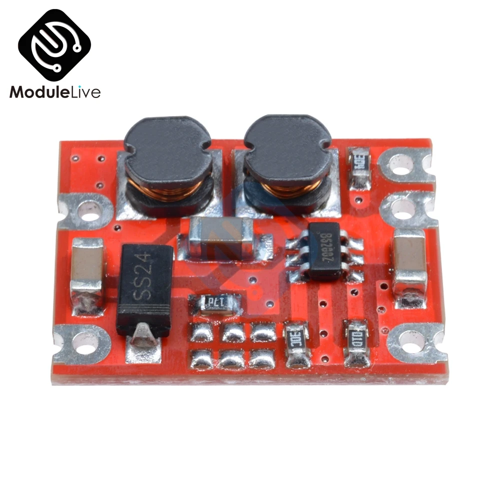 S09 3.3V/5V/4.2V/9V/12V DC-DC Automatic Buck Boost Power Board Module ...