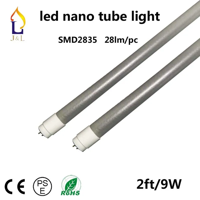 120pcs/lot T8 led nano plastic tube light 18W 4ft 15W 3ft 9W 2ft LED T8 ...