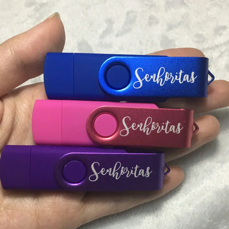 High Speed Pendrive USB 2.0 Flash Drive Micro OTG 4GB 8GB 16GB 32GB ...