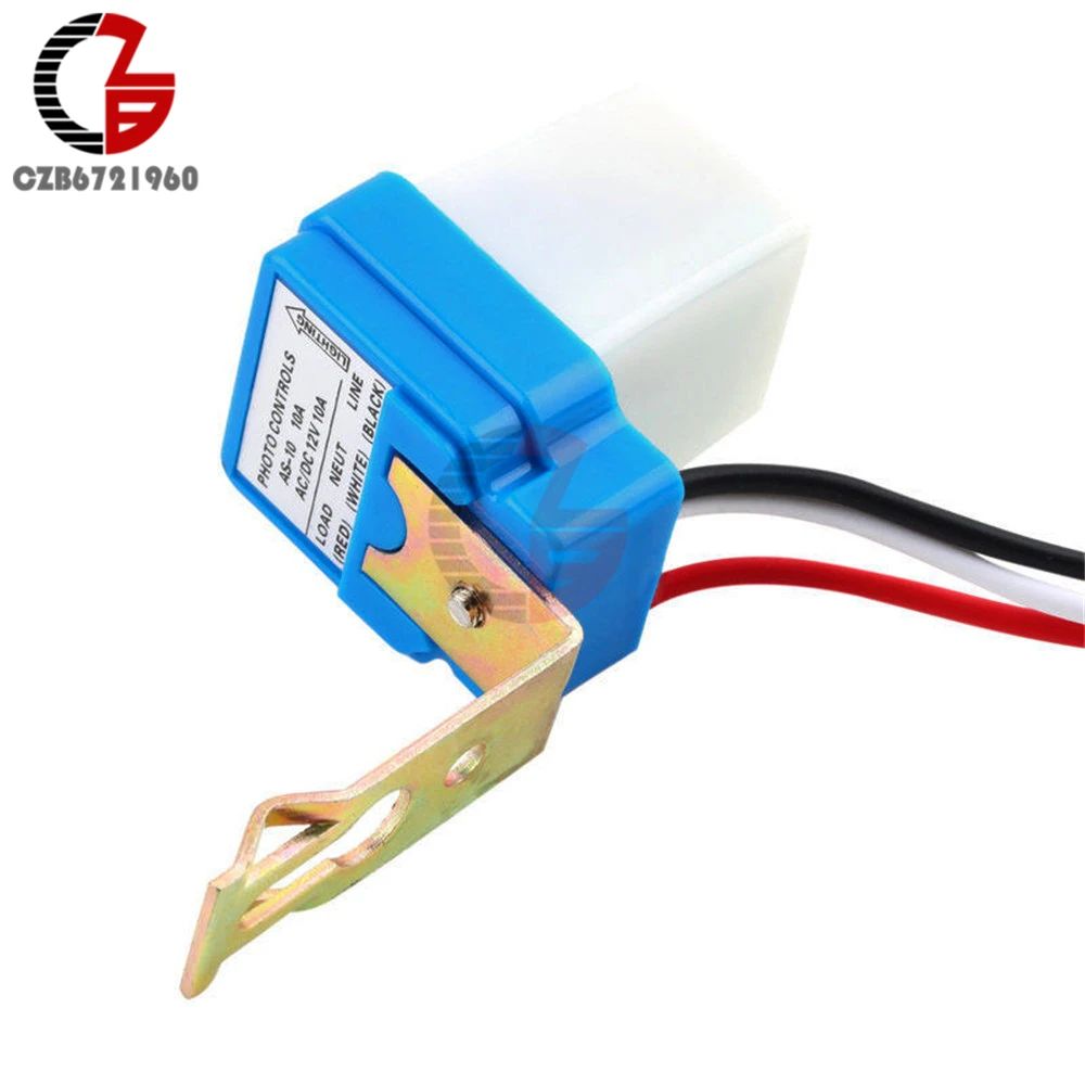 Automatic Auto On Off Photocell Street Light Switch Ac/dc 12v 10a Photo ...