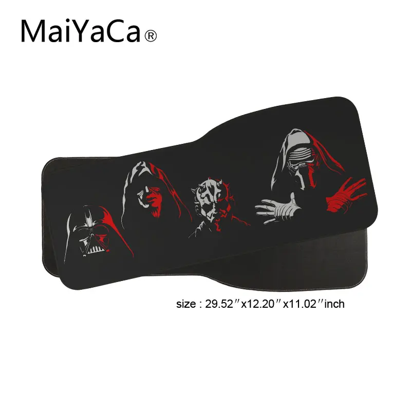Maiyaca Darth Vader Mouse Pad Large Size 75x31cm Star Wars Mouse Pads Speed Computer Gaming