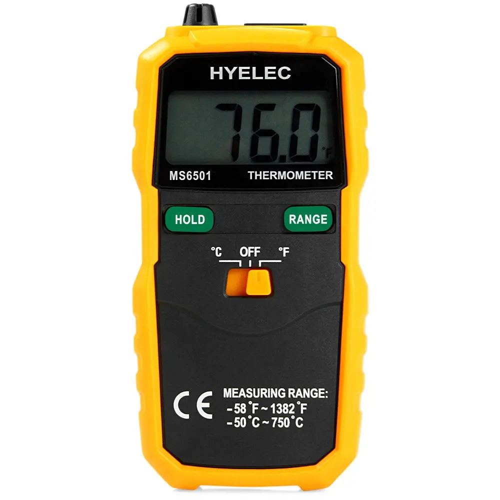 HYELEC MS6501 K Type Digital Wireless Thermometer Temperature Testing ...