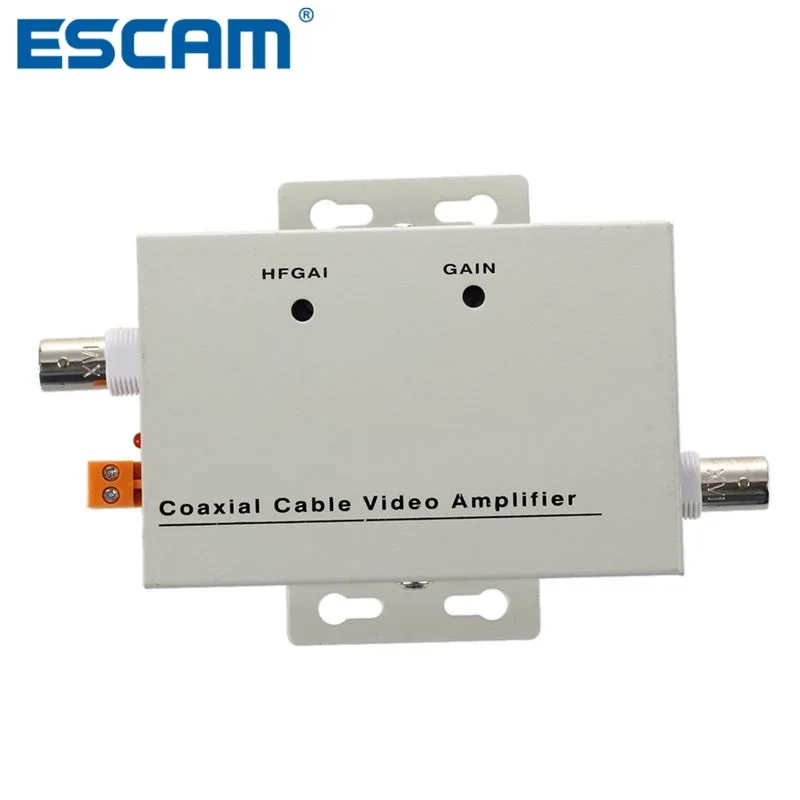 ESCAM BNC Coaxial CCTV Video Balun Amplifier for CCTV Camera ...