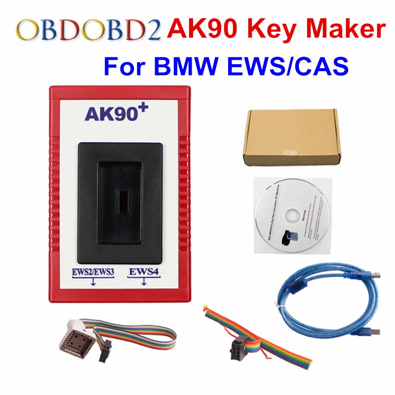 AK90 For BMW Key Programmer Newest V3.19 Car Key Maker Professional For ...