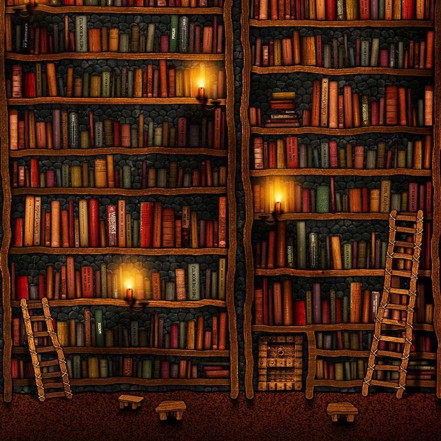 Graduation Bookshelf Background