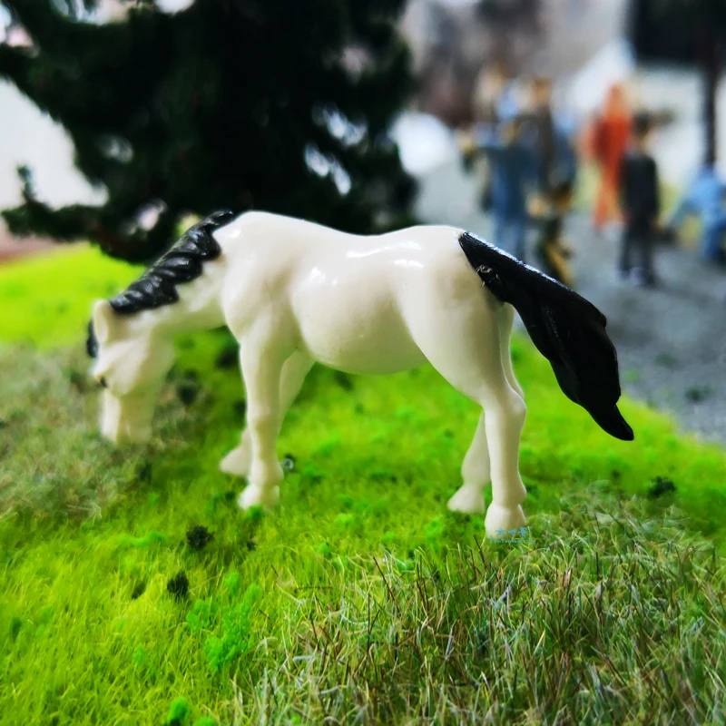 1:87 HO Scale Model Horses farm animal miniature model landscape model ...