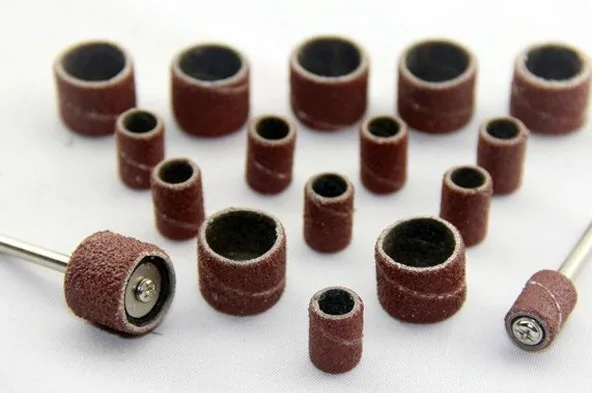 L size 20 emery wheels +1 shaft sandpaper grinding cylinder cloth ...