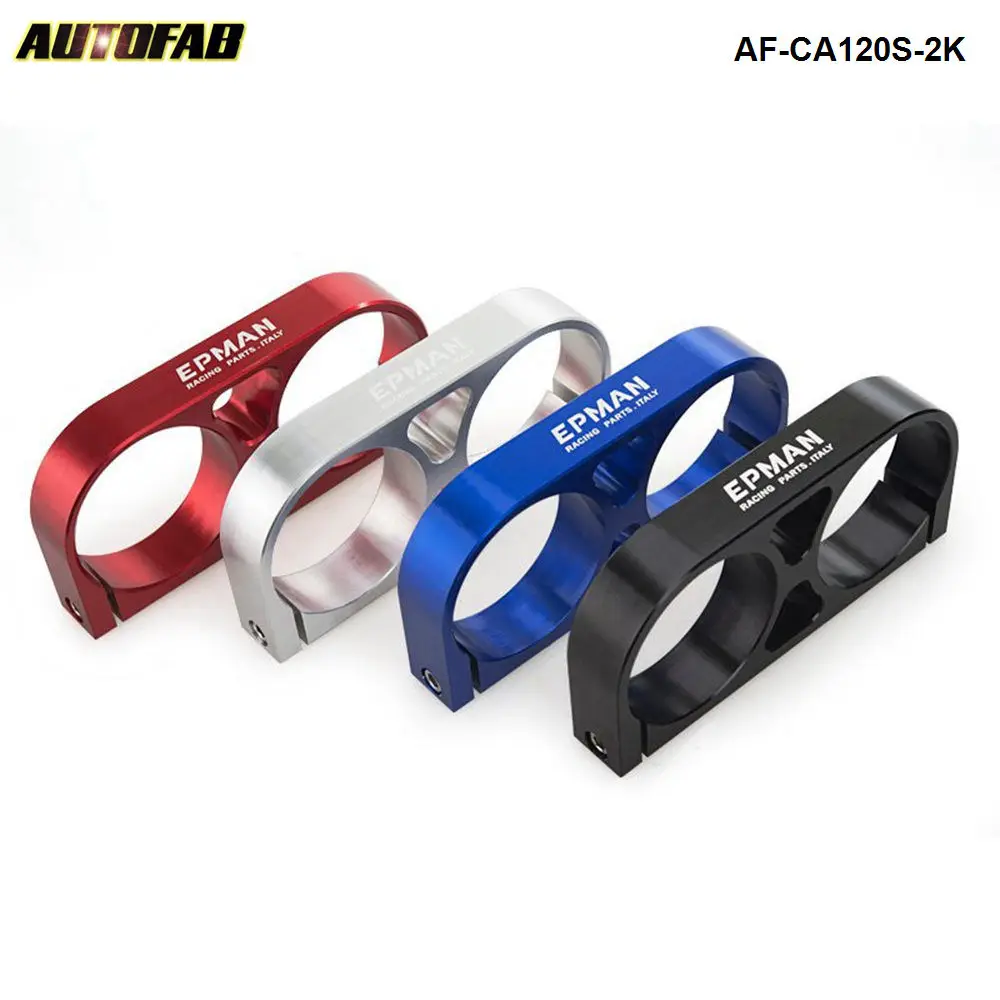 Twin Dual Fuel Pump Bracket EPMAN Billet Aluminum 60mm for 044 fuel ...