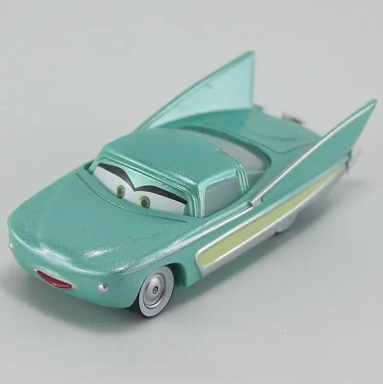 Pixar Cars 2 Flo With Tray Metal Diecast Toy Car 1:55 Loose Brand New ...