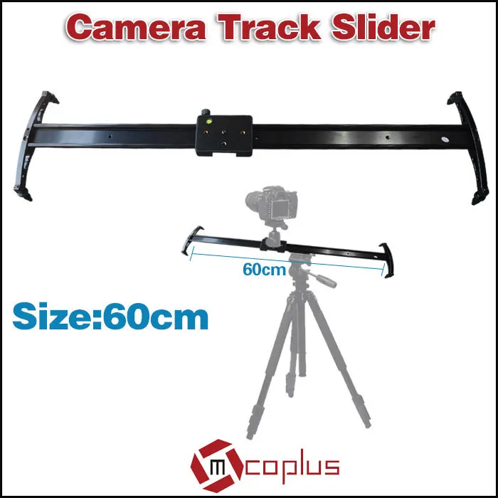 Mcoplus 24''/60cm Professional Portable Video Camera Track Dolly Slider ...