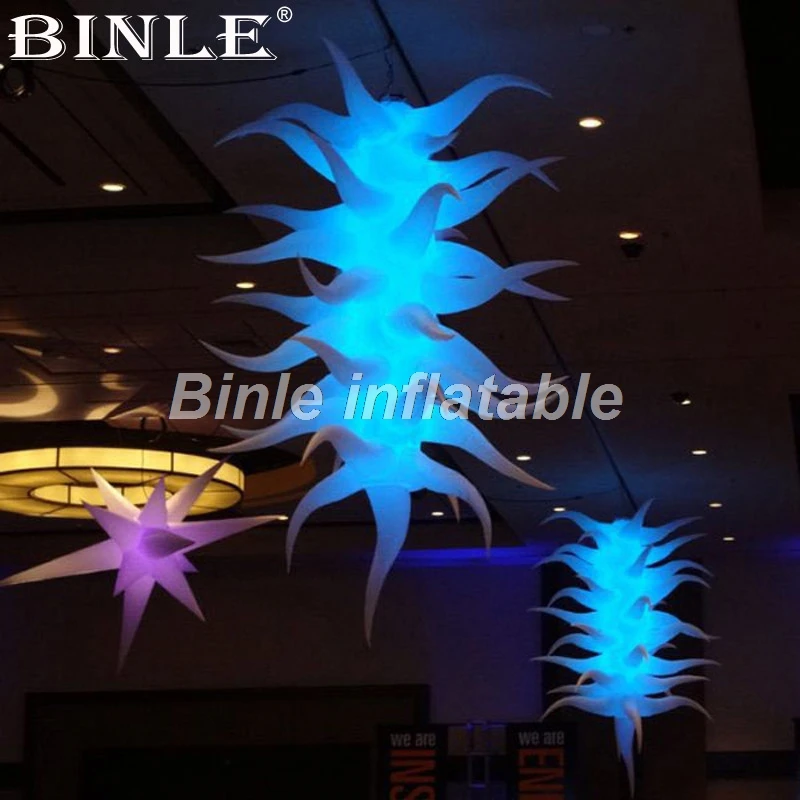 Professional-reusable-indoor-outdoor-hanging-led-inflatable-star-with ...