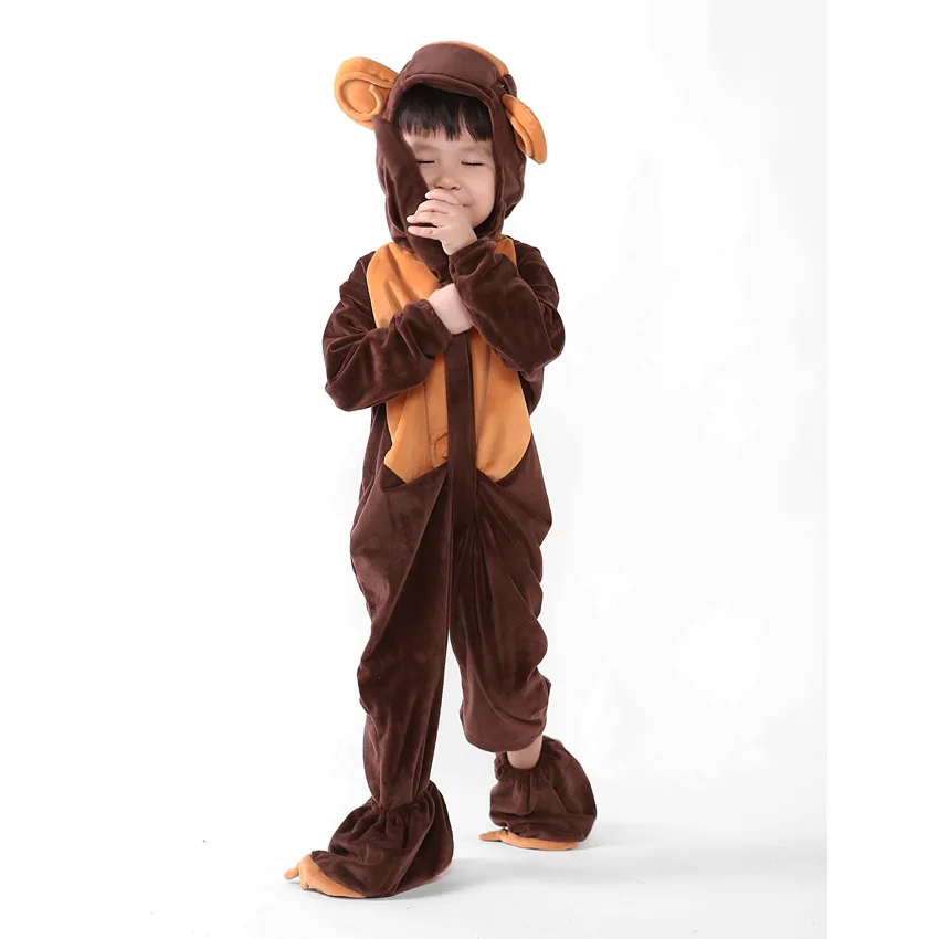 Child Monkey Cosplay Set Unisex Kigurumi Costumes| | - AliExpress