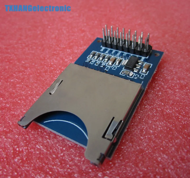 Integrated Circuits Reading And Writing Module Sd Card Module Slot Socket Reader Arm Mcu For