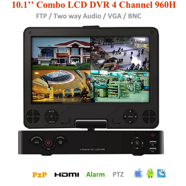 CCTV-960H-DVR-4CH-all-in-one-10-1inch-LCD-screen-Monitor-rotate-LCD ...