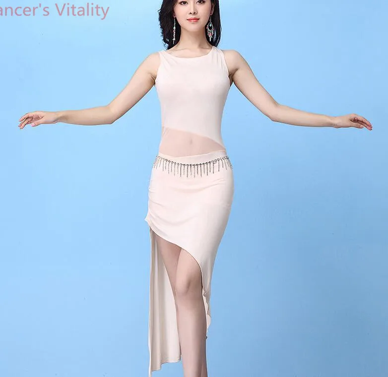 Aliexpress.com : Buy Sleeveless Dress for Women Belly Indian Dance Cut ...