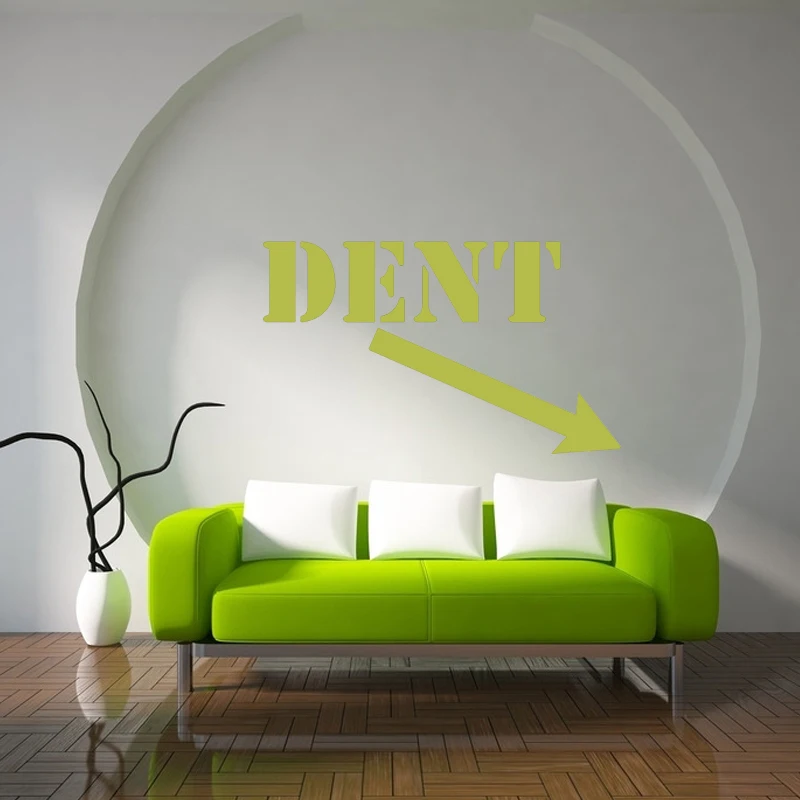 Dent Art Decor Wall Stickers Funny Stickers JDM Vinyl Stickers Bedroom ...