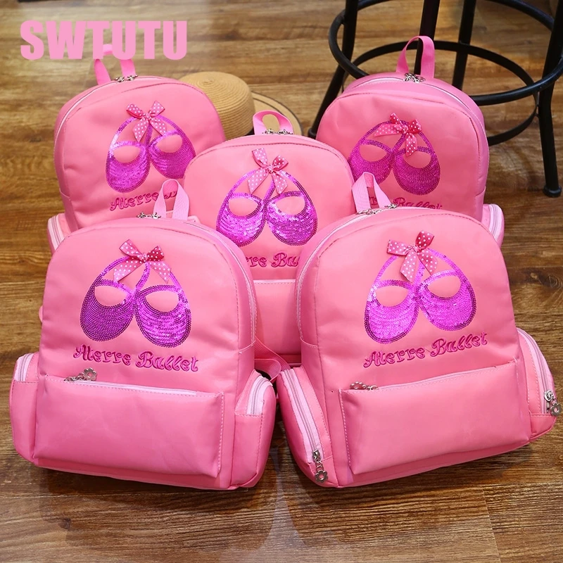 Pink ballet school bag Backpack Waterproof Balet Dance Bags For Child ...