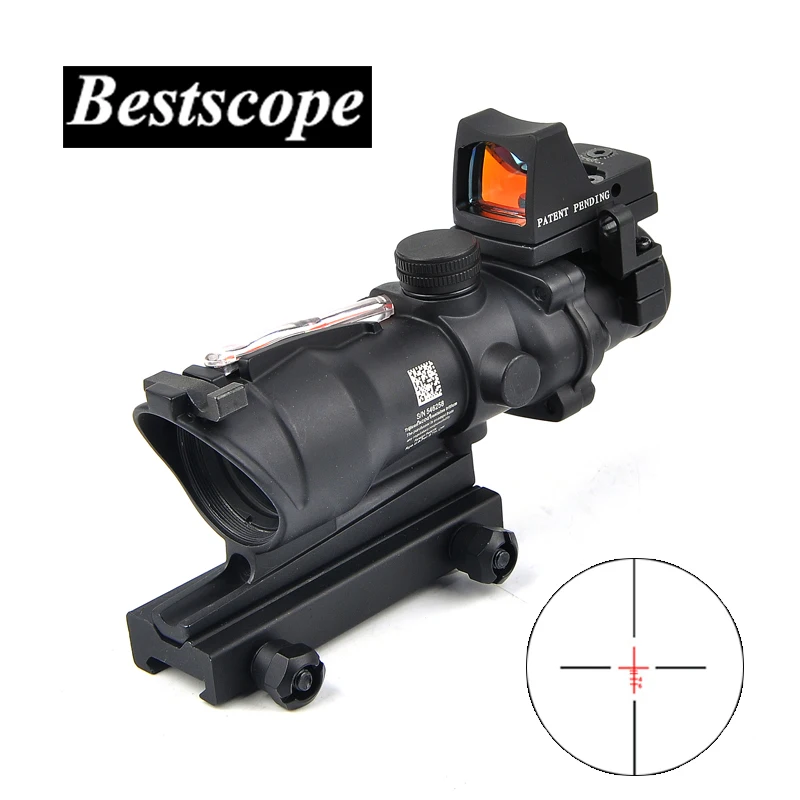 ACOG 4X32 Sight Scope Real Red Fiber Source Red Illuminated Rifle Scope ... ACOG 4X32 Sight Scope Real Red Fiber Source Red Illuminated Rifle Scope ...
