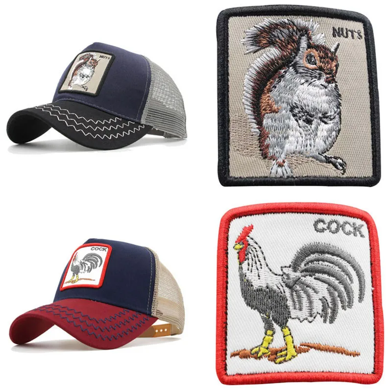 2019 Animals Embroidery Baseball Caps Men Women Snapback Hip Hop Hat ...