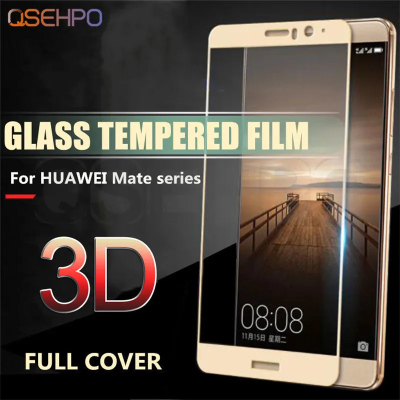 3D полное покрытие из закаленного стекла для huawei mate 9 10 20 Lite Защитная пленка для экрана ...