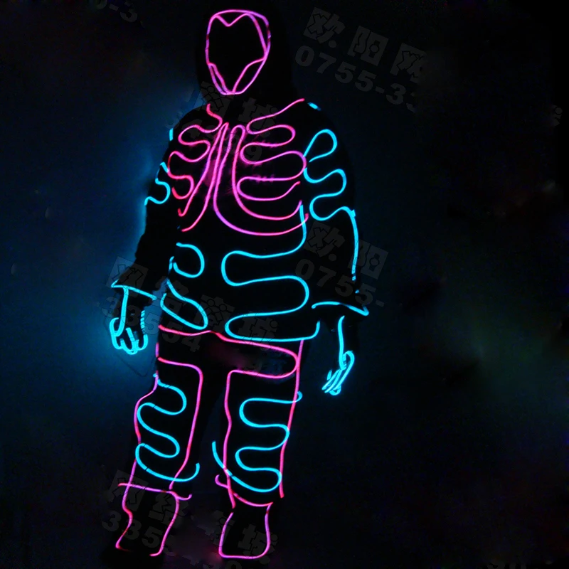 Led Light Up Suit Performance Led Costume Dancing Glow Clothing Party led-light-up-suit-performance-led-costume-dancing-glow-clothing-party